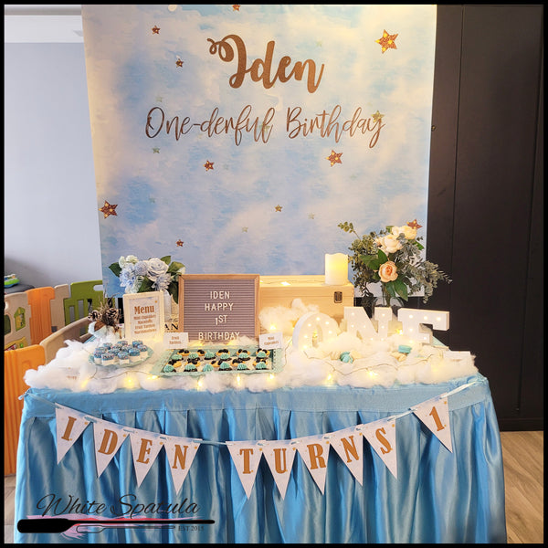 First Birthday Dessert Table/Full Month Dessert Table/Baby Shower ...